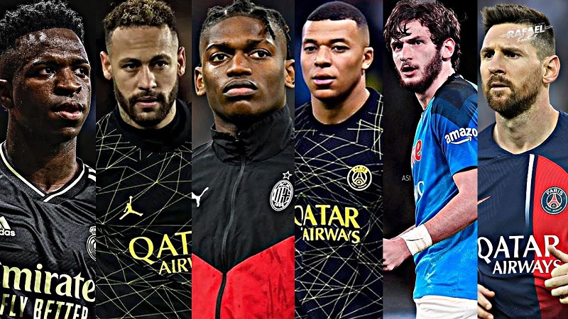 Best Dribbling Skills 2023 ft. Messi Neymar Mbappe Vini Jr Rafael Leao ...